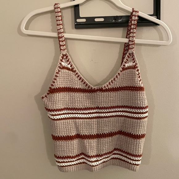 American Eagle Outfitters | Tops | American Eagle Crochet Tank | Poshmark